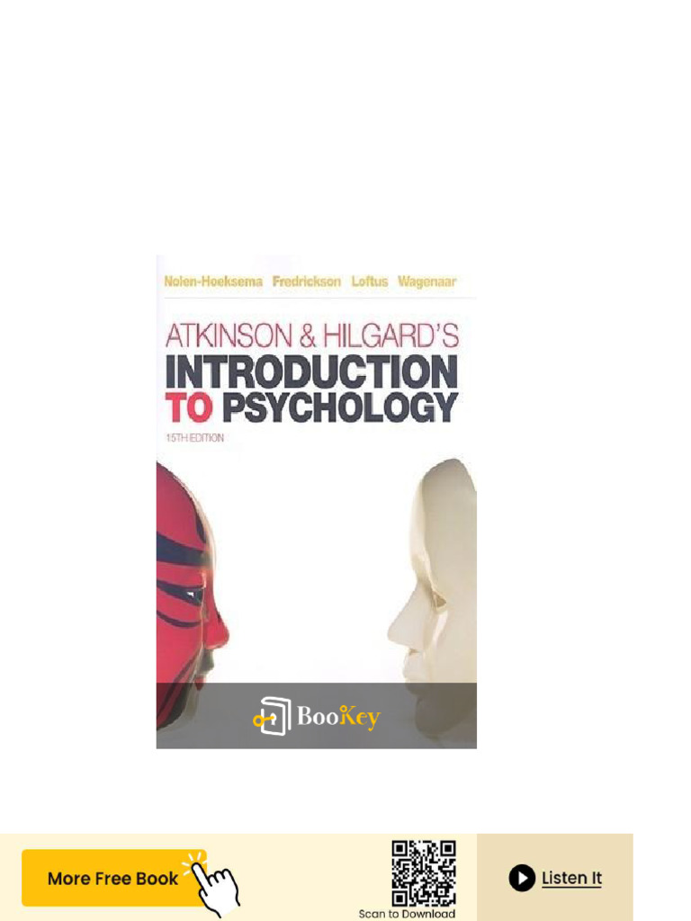 Atkinson & Hilgard's Psychology Overview | PDF | Perception | Emotions
