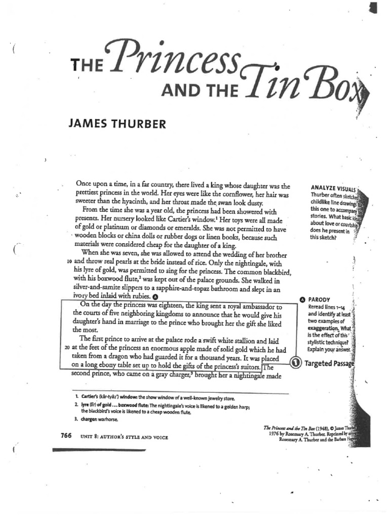 Princess & The Tin Box | PDF