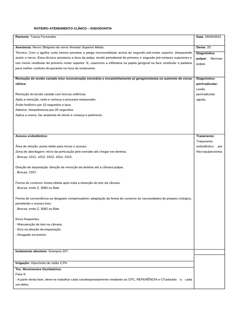 Cópia de ACESSO ENDO 24-03 | PDF | Dentina | Dente humano