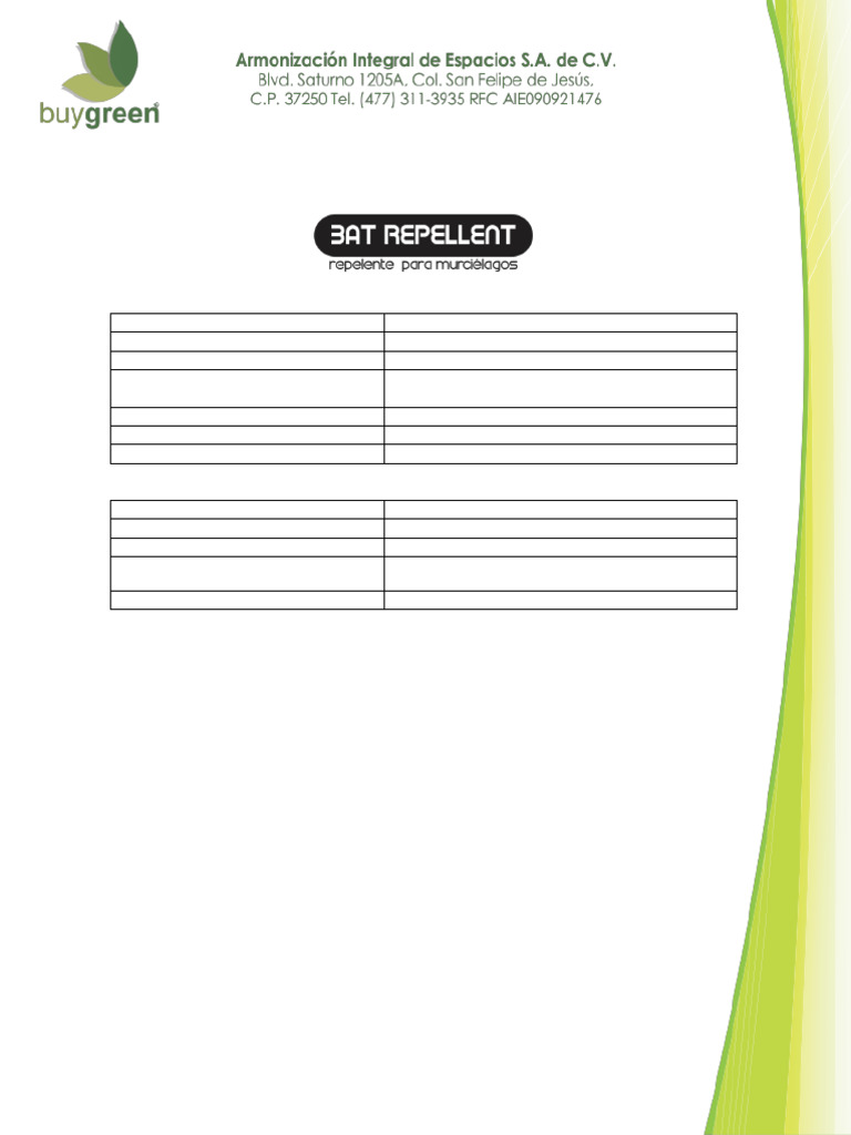 BAT OFF- HDS | PDF | Agua