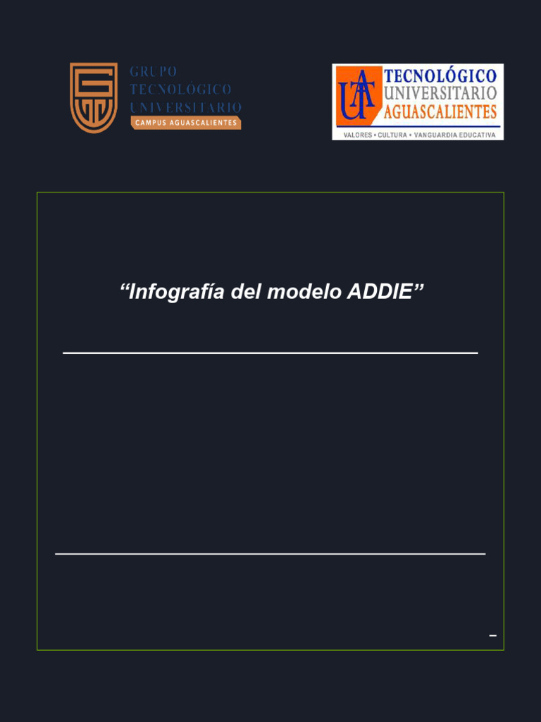 Infografia Modelo Addie Version Final2 | PDF | Aprendizaje | Diseño ...