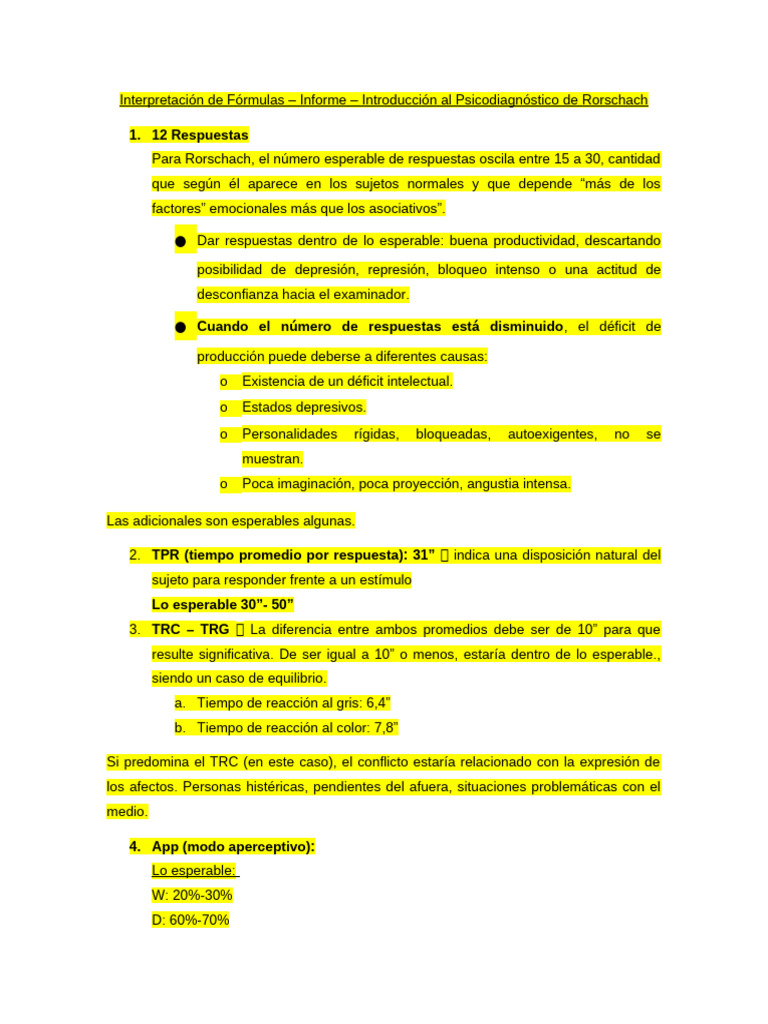 Interpretación de Fórmulas pi | PDF | Las emociones | Pensamiento