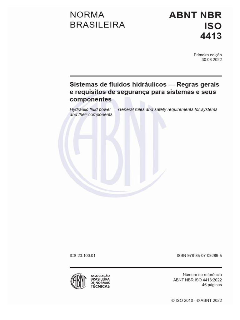 Requisitos de Segurança em Sistemas Hidráulicos | PDF | Motores | Válvula