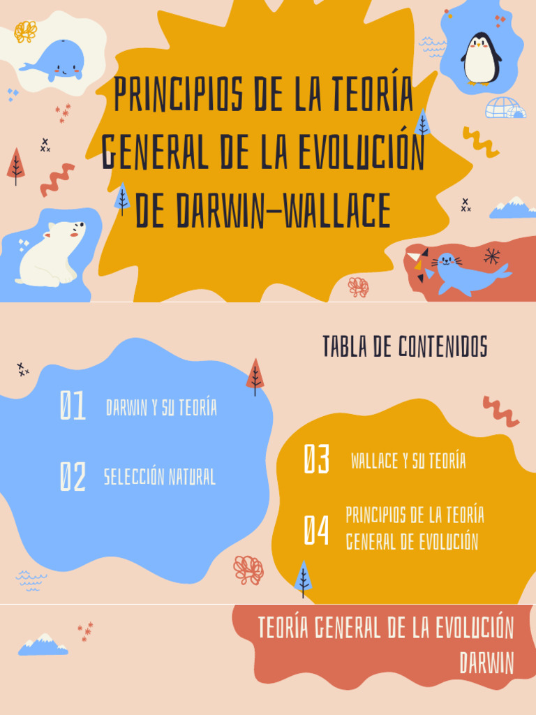 Principios de La Teoría General de La Evolución de Darwin-Wallace | PDF ...