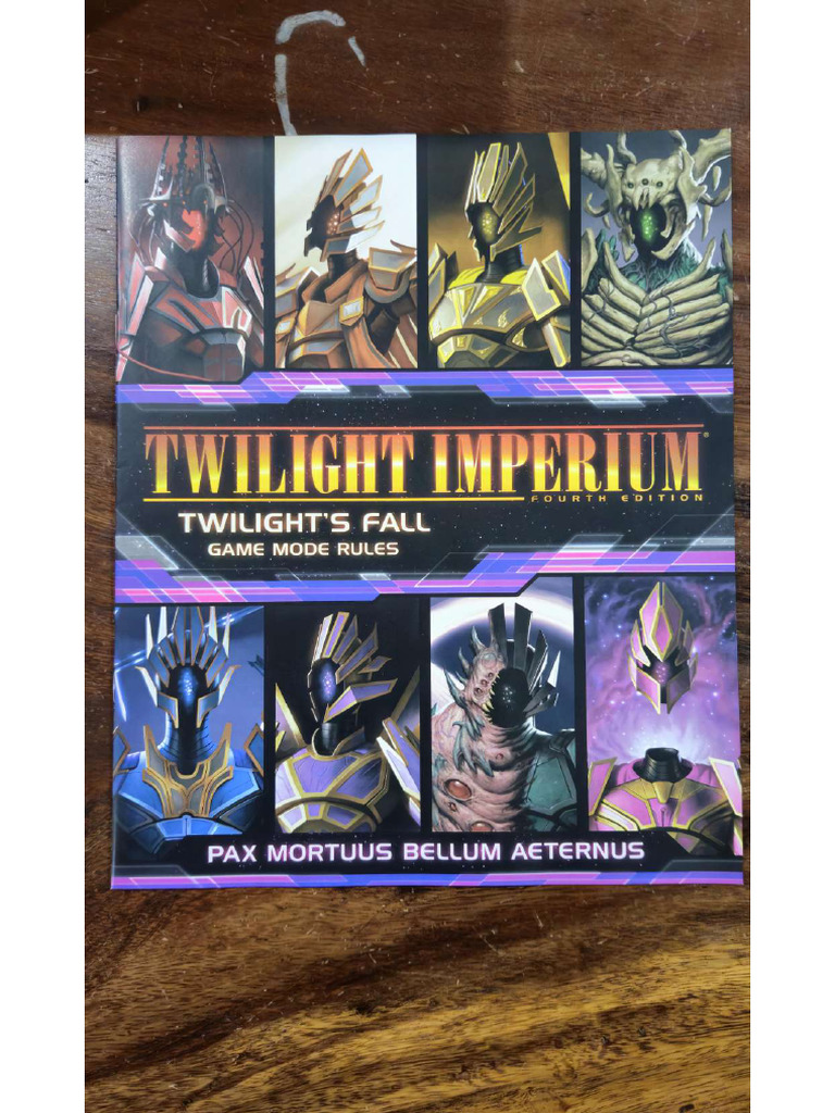 TI4 Thunders Edge Rulebooks and Faction Sheets | PDF