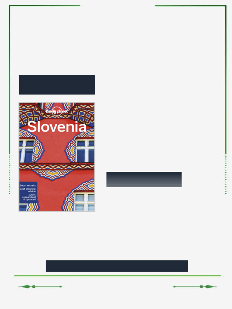 Slovenia 10th Edition Mark Baker Anthony Ham Jessica Lee eBook stable ...