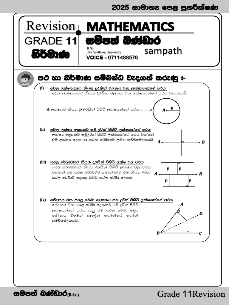 Nirmana 2025 Revission Tute | PDF