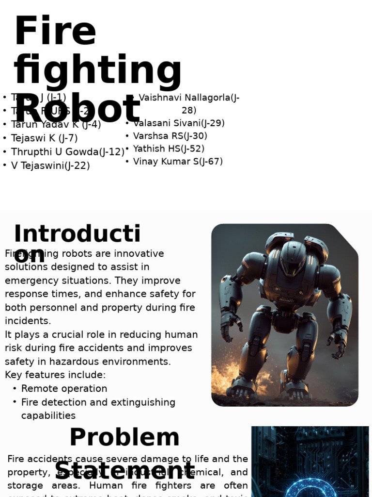 Fire Fighting Robot: Enhancing Safety | PDF | Firefighting | Arduino