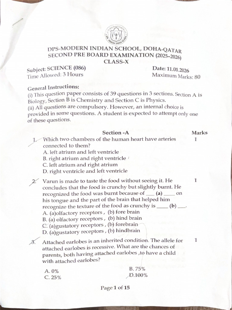 DPS PB Science | PDF