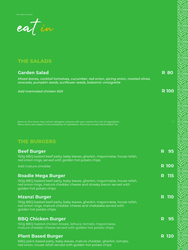 2024 August Road Lodge General Food_d2 01.08.2024 | PDF | Hamburgers ...