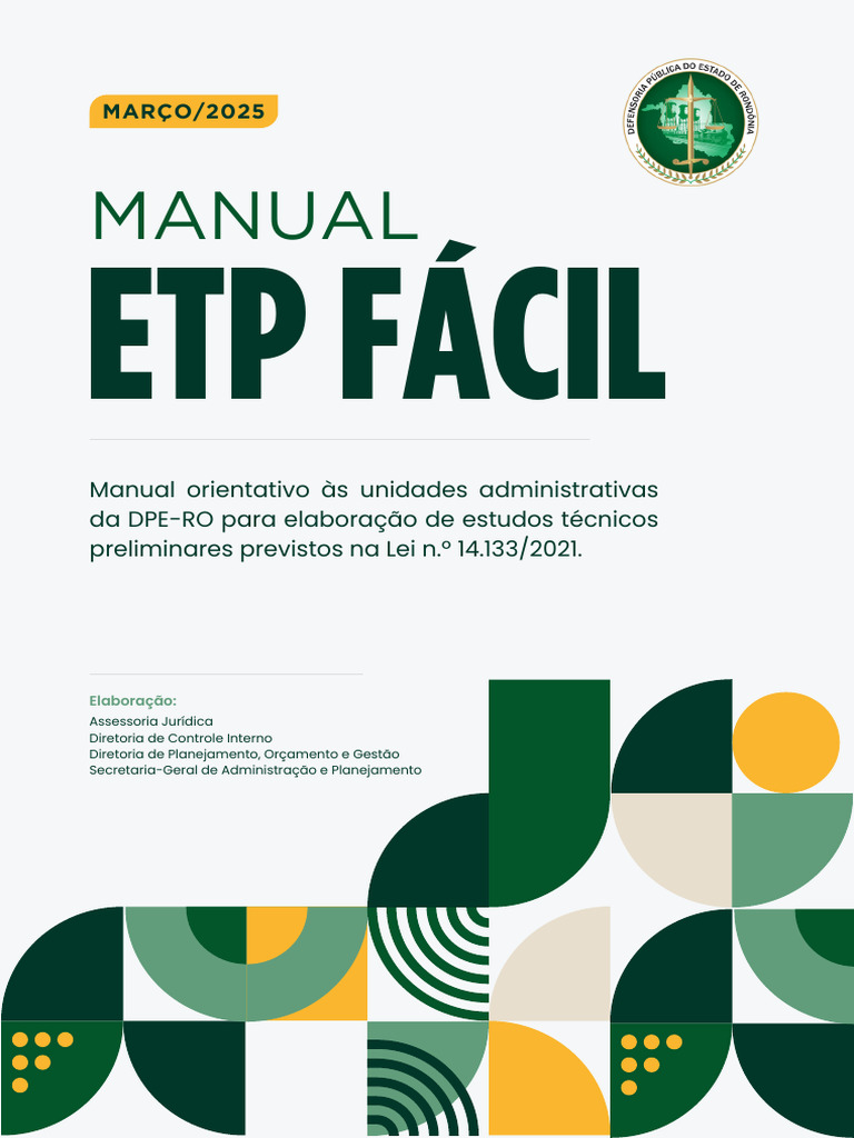 MANUAL_ETP_FACIL | PDF | Garantia | Qualidade (negócios)