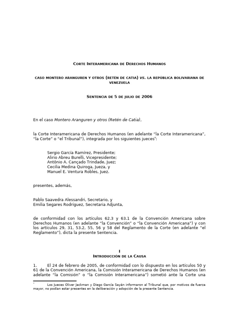 Reten_Catia_Venezuela | PDF | Violación | Demanda judicial