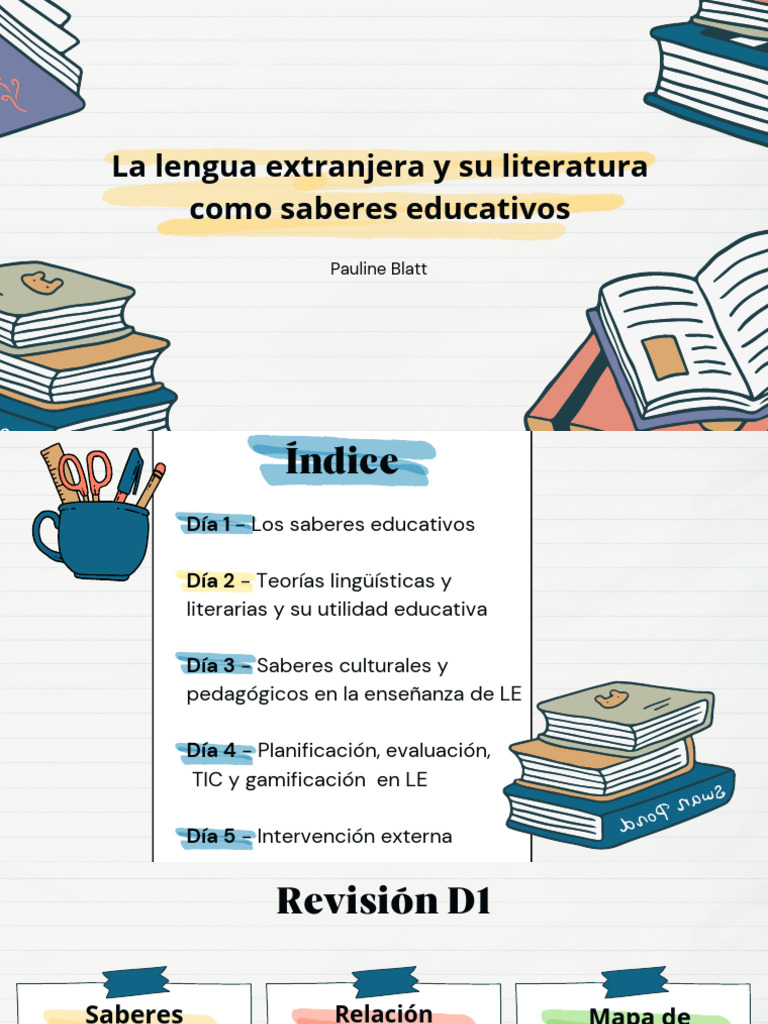 La lengua extranjera y su literatura como saberes educativos | PDF ...