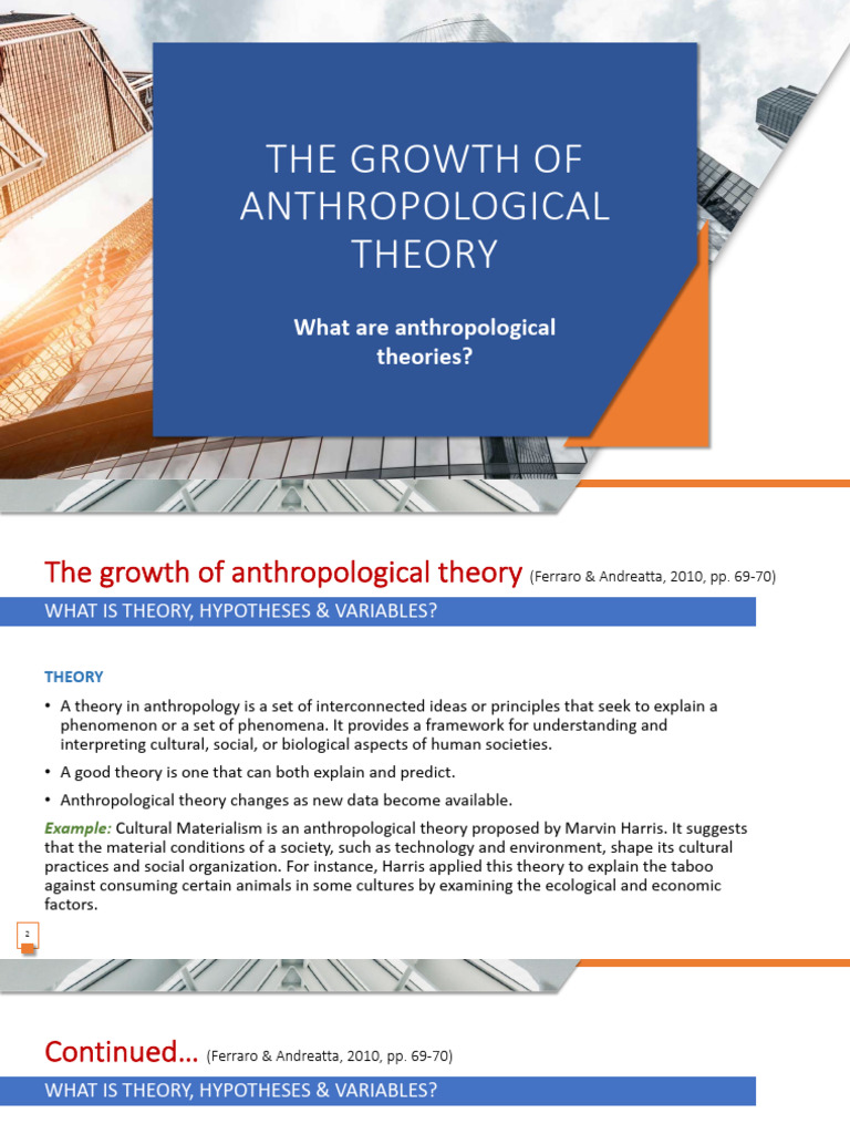 Social Anthropology theories | PDF | Anthropology | Theory