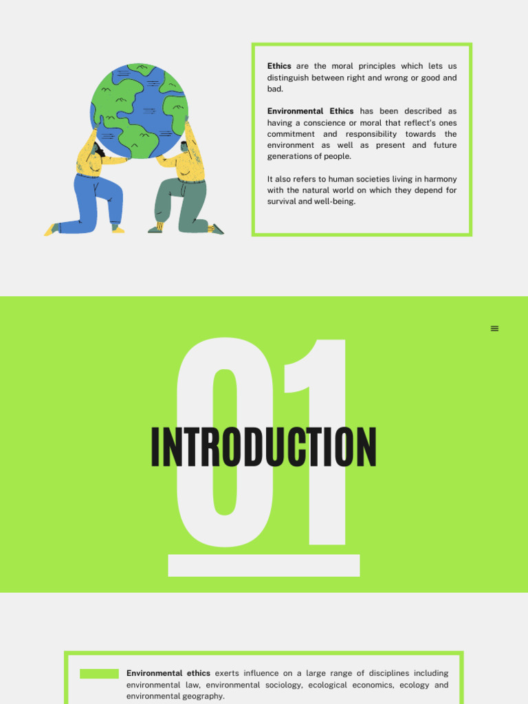 Understanding Environmental Ethics | PDF | Environmental Ethics ...