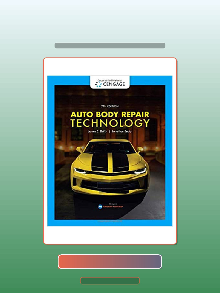 Auto Body Repair Technology 7E by James E Duffy Jonathan Beaty 200308 ...