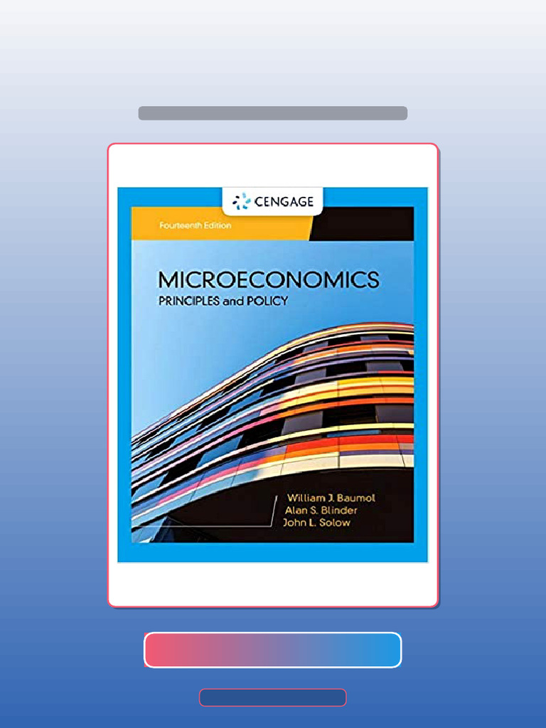 Economics Principles and Policy 14th Edition by William J Baumol Alan S ...