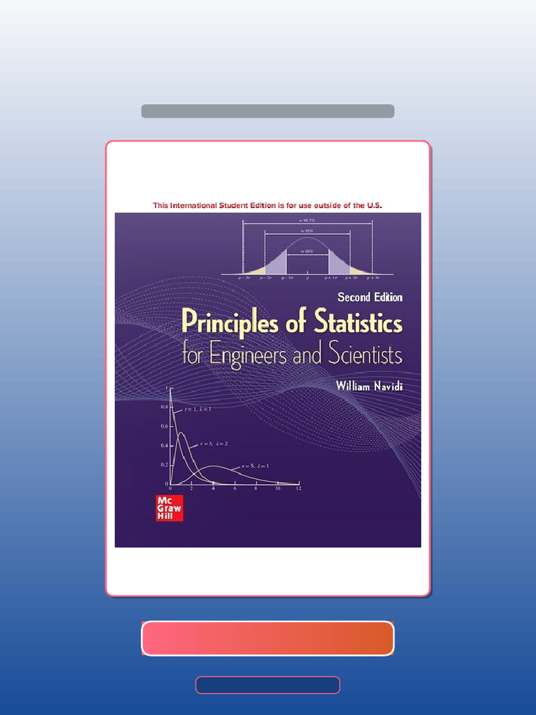 ISE Principles of Statistics for Engineers and Scientists ISE HED IRWIN ...