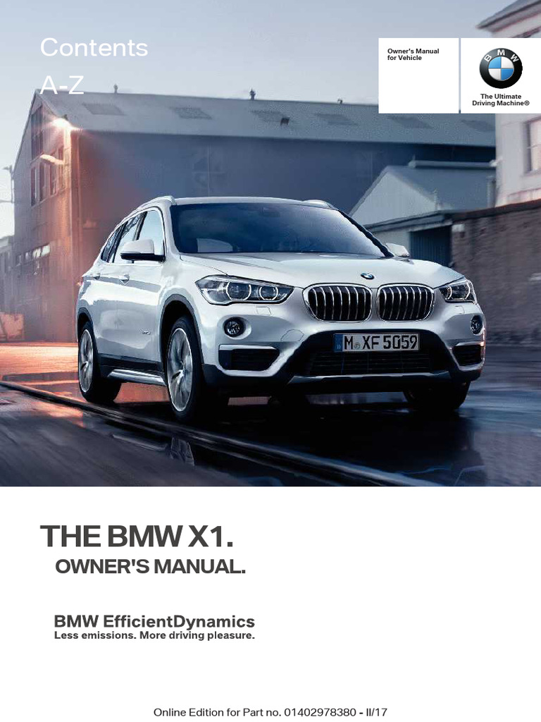 BMW_Owner's+Manual_01402978380 | PDF | Menu (Computing) | Vehicle ...