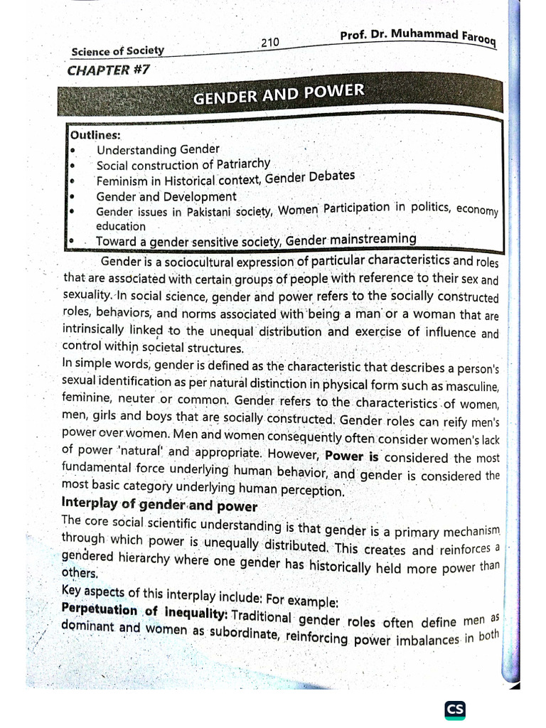 Gender and power | PDF