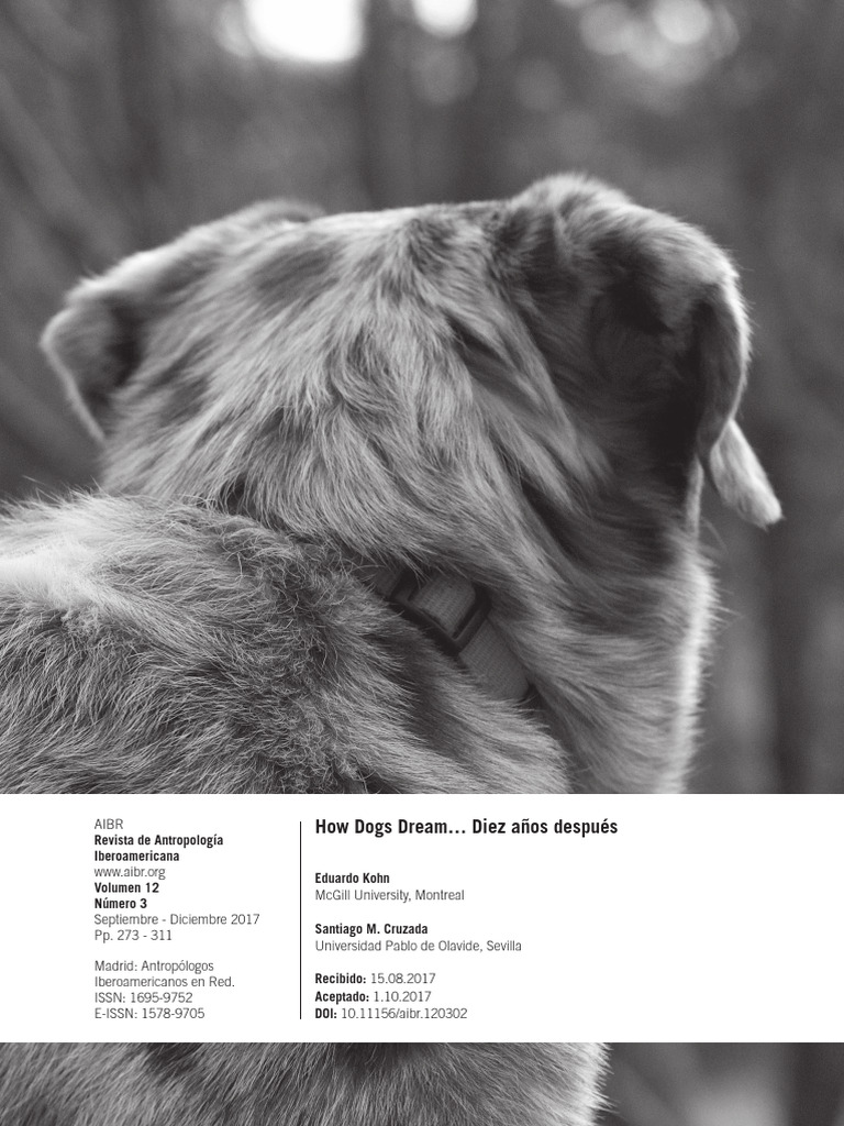 Kohn y Cruzada_How dogs dream… Diez años después | PDF | Perros ...