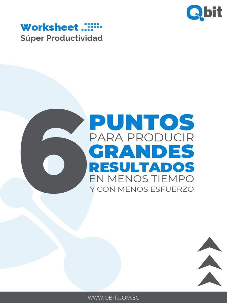 Worksheet - Súper Productividad | PDF