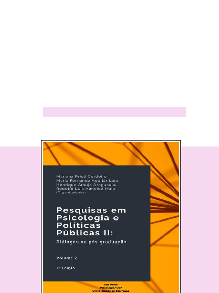 (Ebook) Pesquisas em psicologia e políticas públicas: Diálogos na pós ...