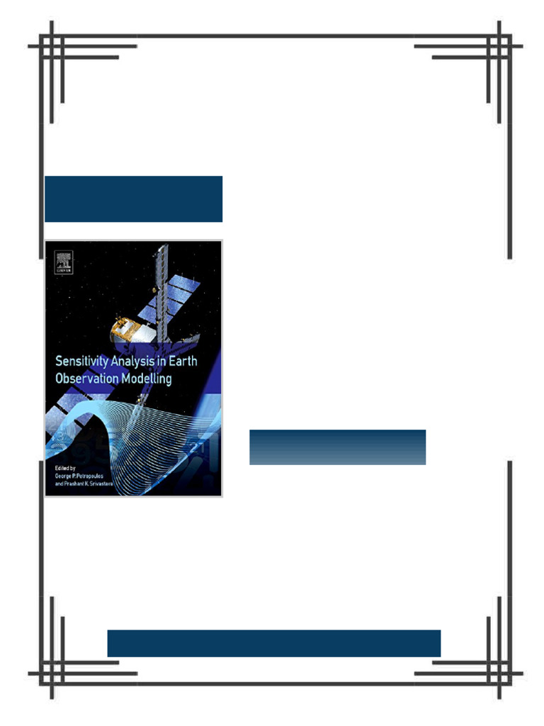 Sensitivity Analysis in Earth Observation Modelling 1st Edition George ...