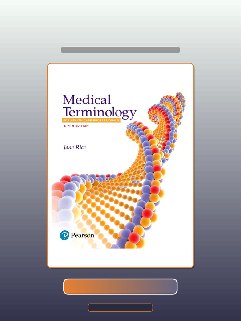 Medical Terminology for Health Care Professionals 9th Edition by Rice ...