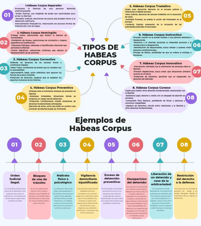 Tipos de Hábeas Corpus y Sus Usos | PDF | Habeas corpus | Derecho penal