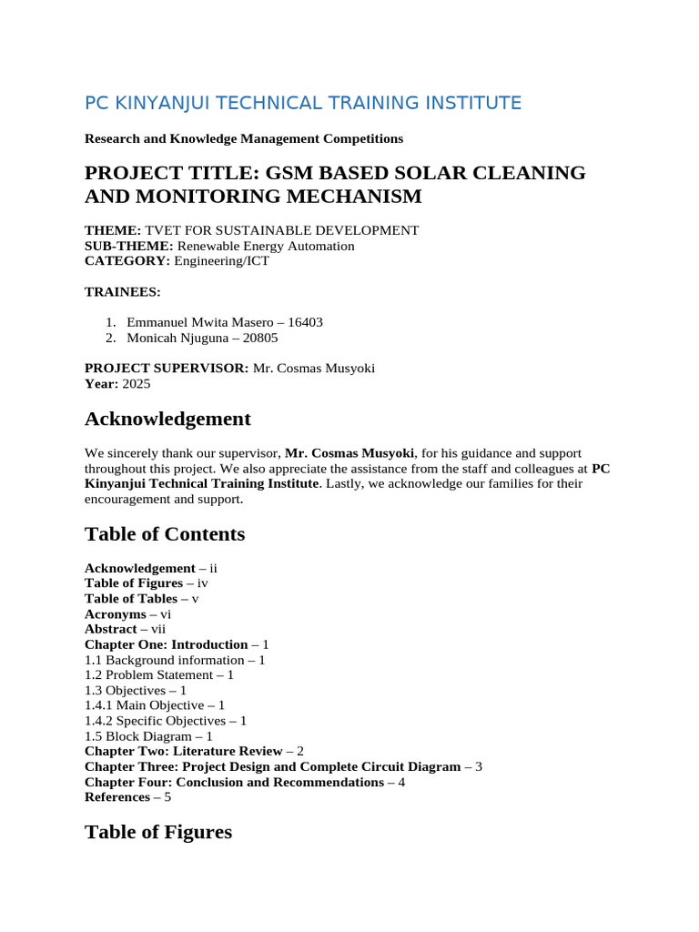 Solar Cleaning and Monitoring | PDF | Solar Panel | Automation