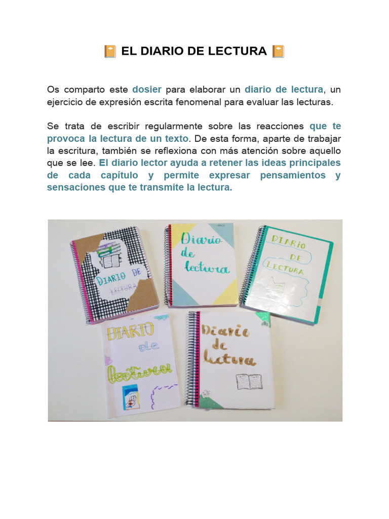 ? El Diario de Lectura ? | PDF | Collage | Sicología