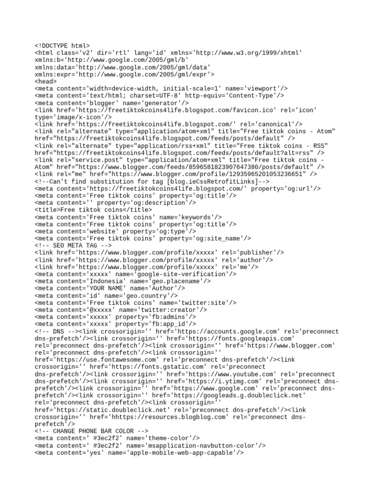tiktok coin theme | PDF