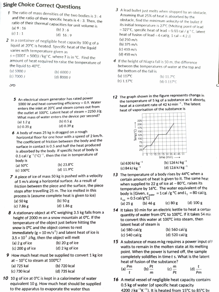 calorimetry | PDF | Heat | Heat Capacity