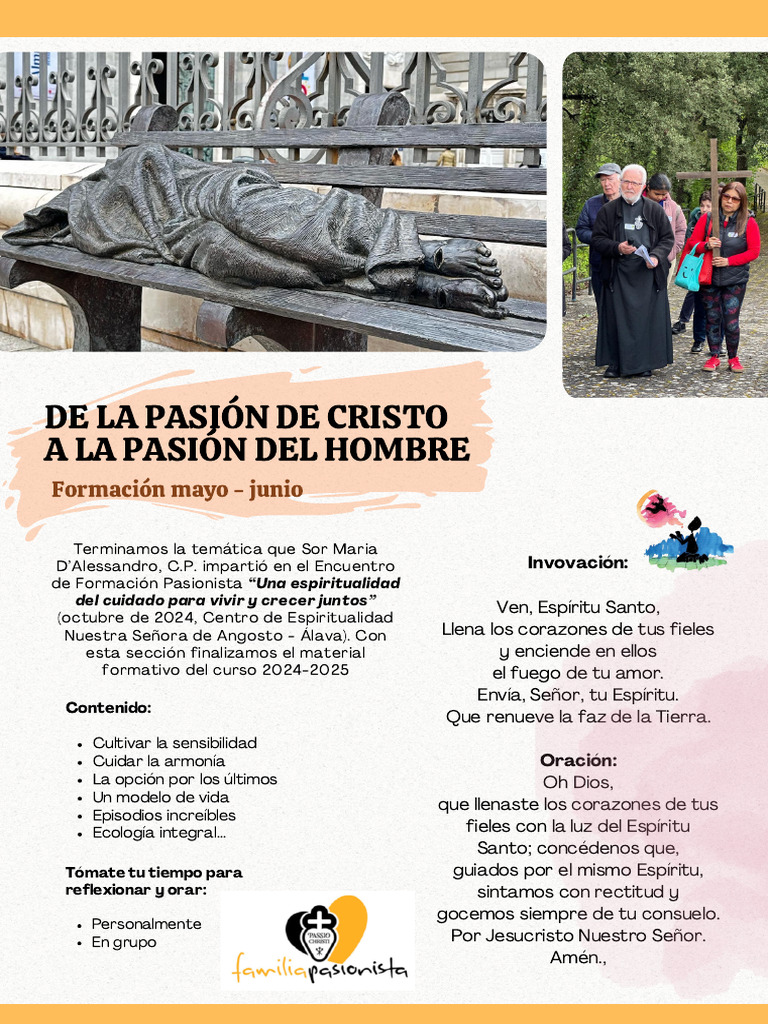 De la Pasión de Cristo a la pasión del hombre mayo-junio | PDF | Cristo ...