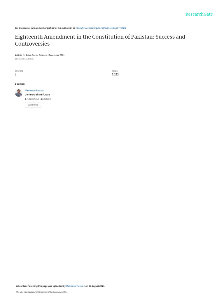 18th Amendment (Highlighted) Research | PDF | Parliament Of The United ...