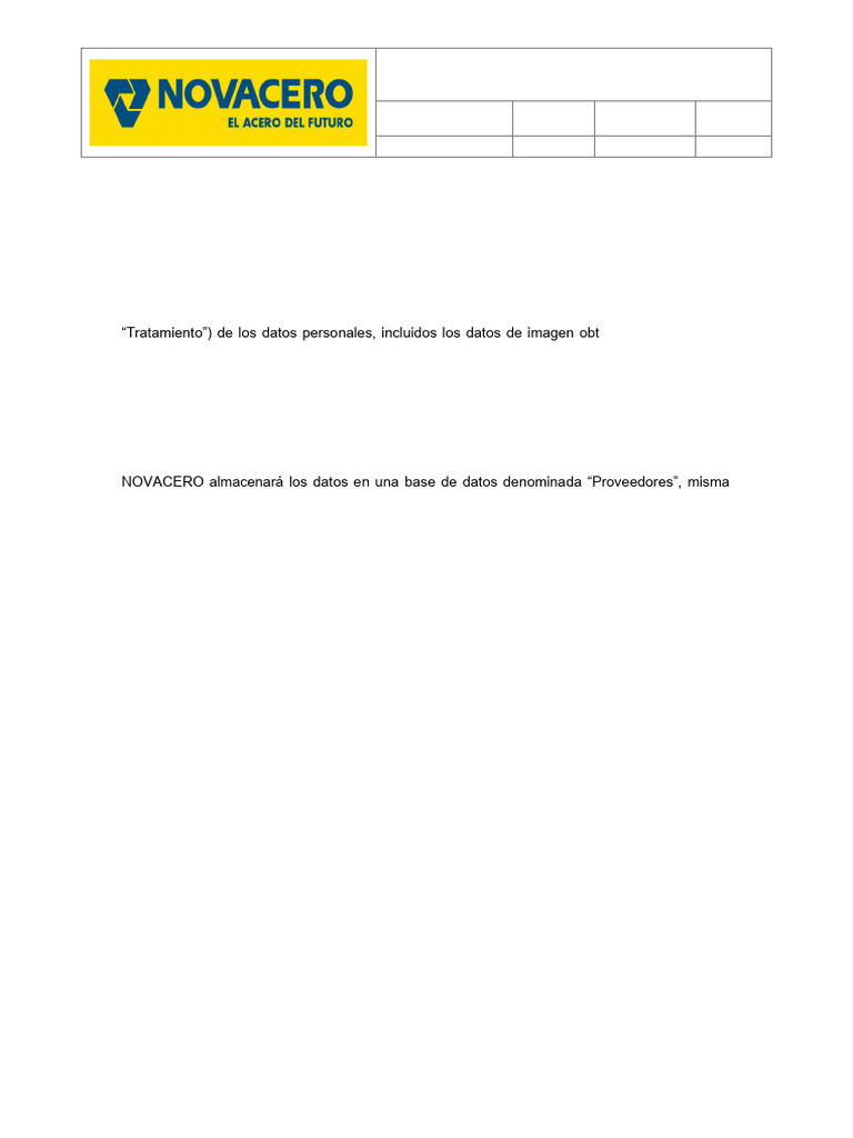 MA.sg.F.003 Tratamiento de Datos Del Personal Del Proveedor | PDF | Justicia | Crimen y violencia