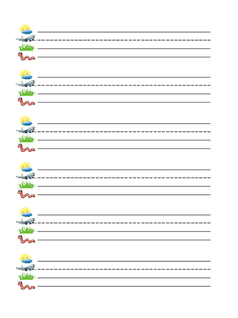 Free Lined Handwriting Practice Paper | PDF