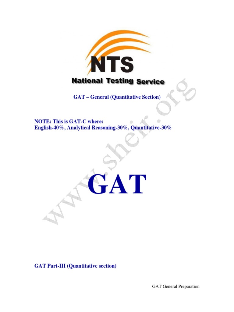 Gat Quantitative | PDF | Area | Geometric Shapes