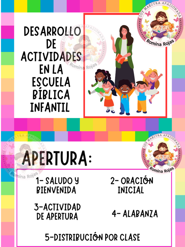 ? Desarrollo de Actividades en La Esc.biblica | PDF | Oración