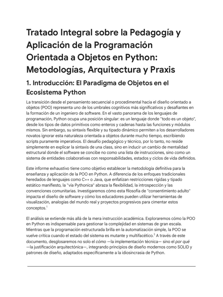 Guía Completa POO con Python | PDF | Programación orientada a objetos ...