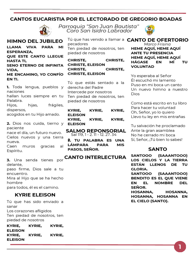 Cantos Eucaristia Por Lectorado de Gregorio Boadas_20250901_133244_0000 ...