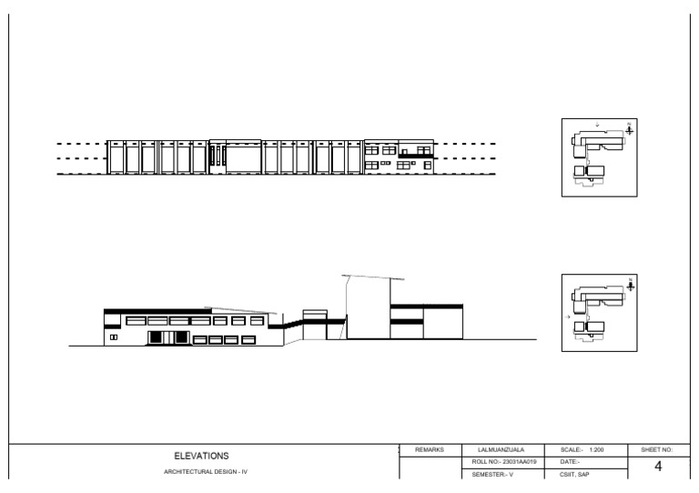 Architectural Elevations Design Sheet | PDF