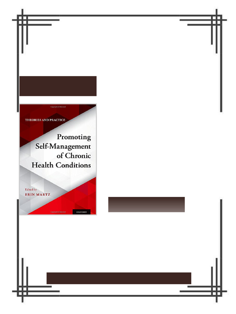Promoting self-management of chronic health conditions : theories and ...