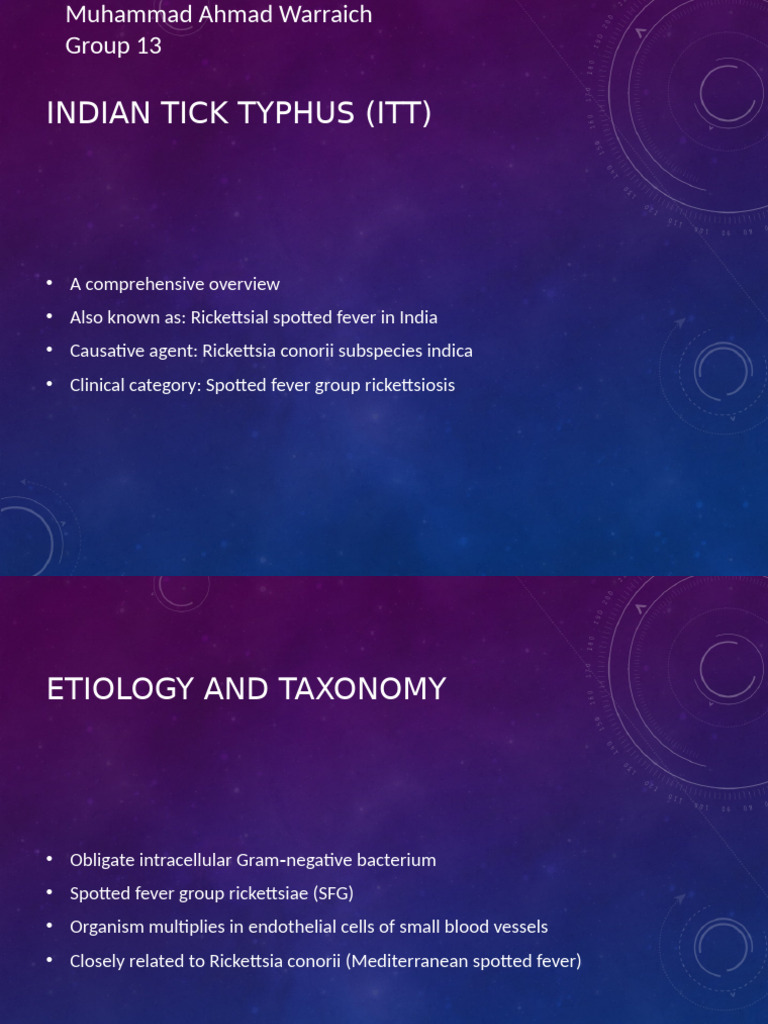 Indian Tick Typhus Overview and Management | PDF | Human Diseases And ...