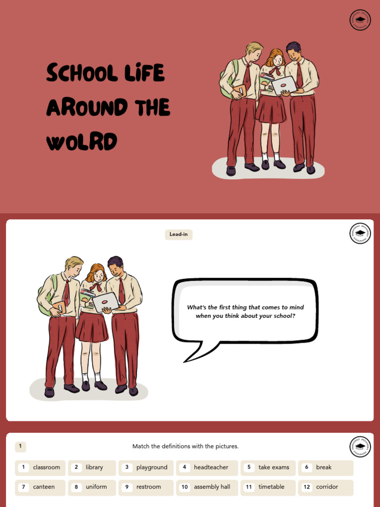 SV School Life Around the Wold | PDF | Schools | Classroom