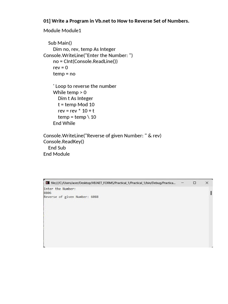 Vb-net | PDF | Computer Programming | Computing
