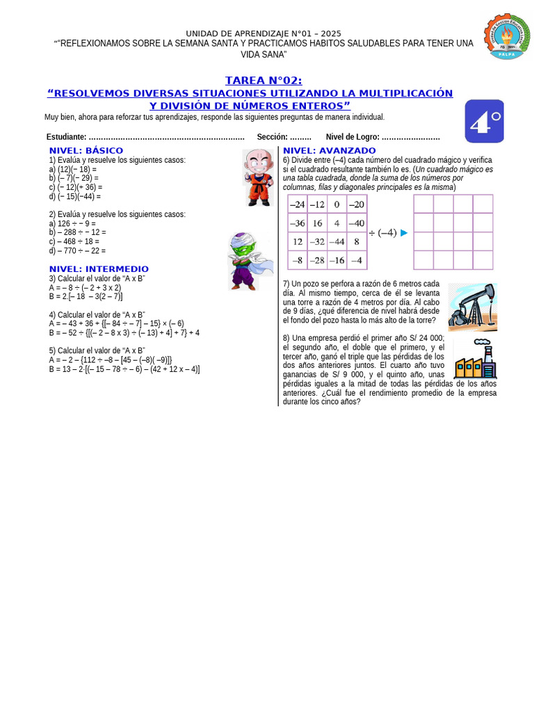 TAREA 2-4TO-UA1-2025 | PDF