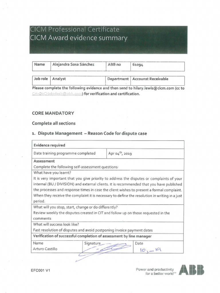 CICM Core | PDF