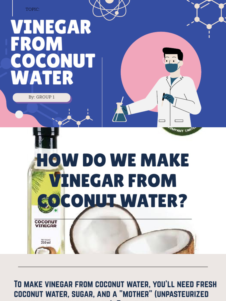 How to Make Coconut Water Vinegar | PDF